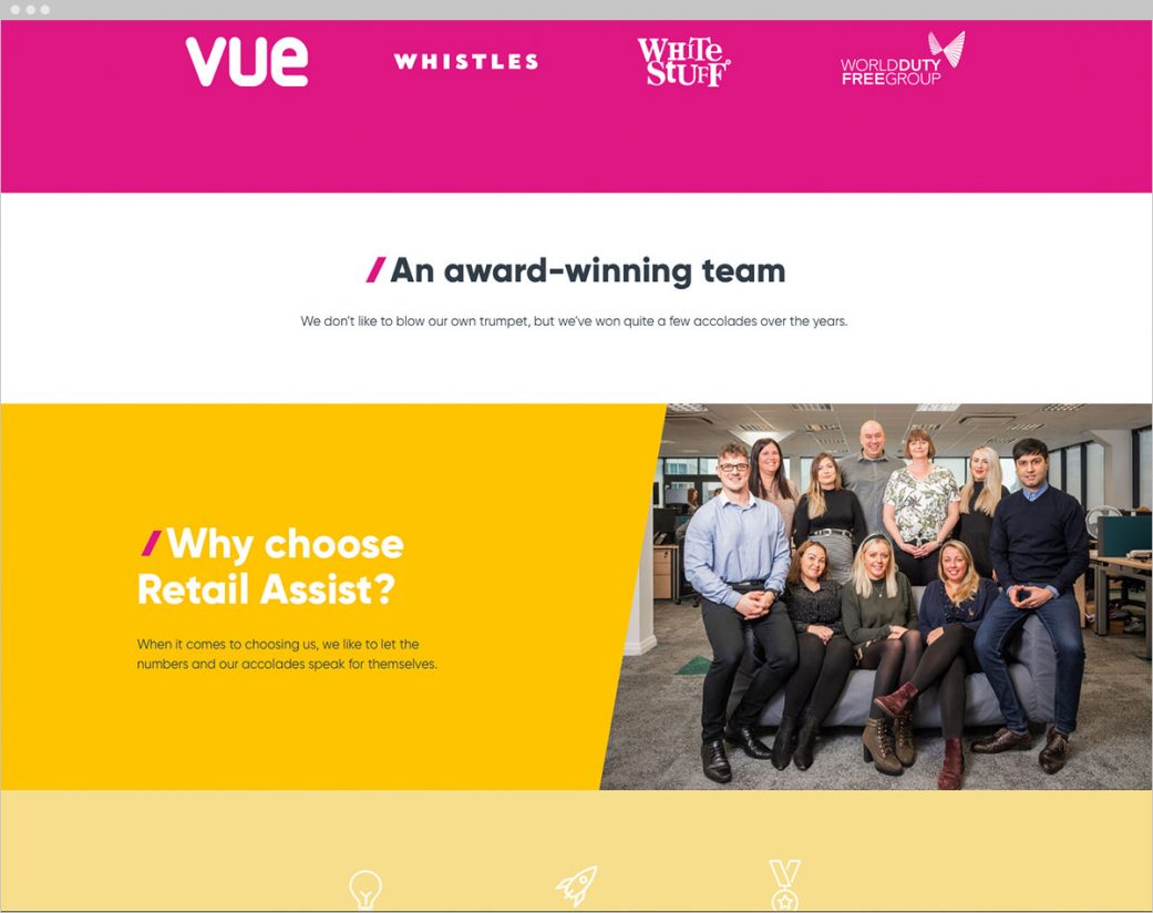 Retail Assist Rebrand & Website Rebuild - We are CODA